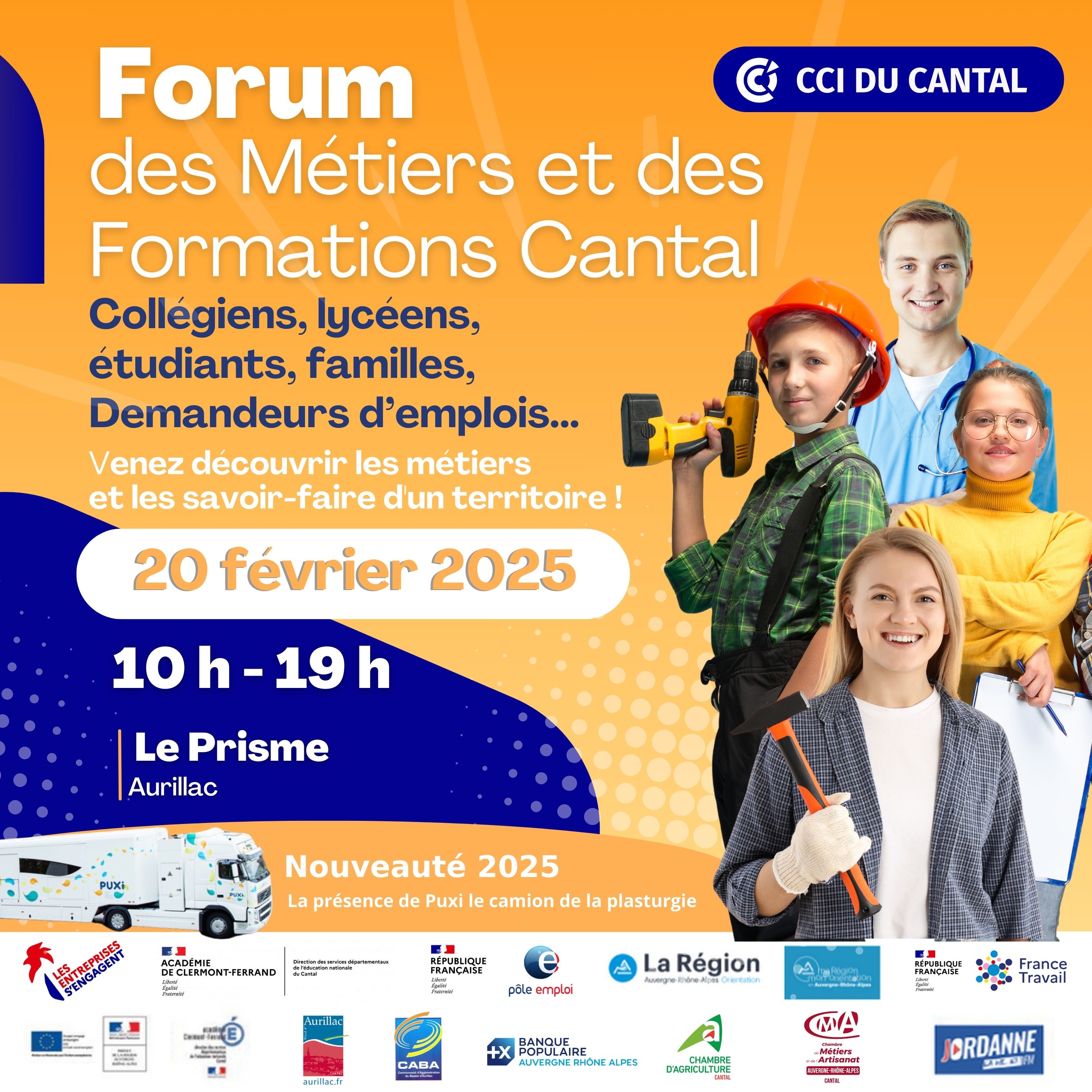 Forum des Métiers et des Formations à Aurillac | AFT